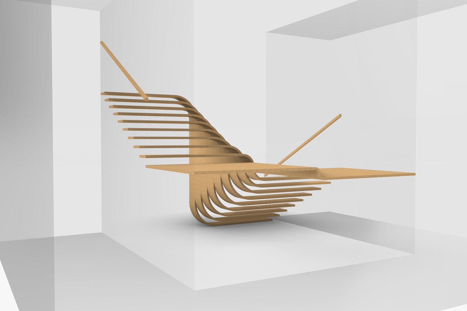 3D Smooth Wavy Staircase Model - TurboSquid 2025822