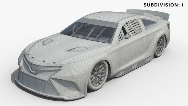 modelo 3d Toyota Camry 2022 NASCAR Low Poly - TurboSquid 2082408