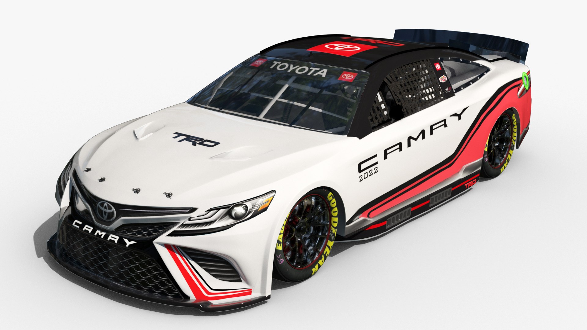 3D model Toyota Camry 2022 NASCAR Low Poly - TurboSquid 2082408