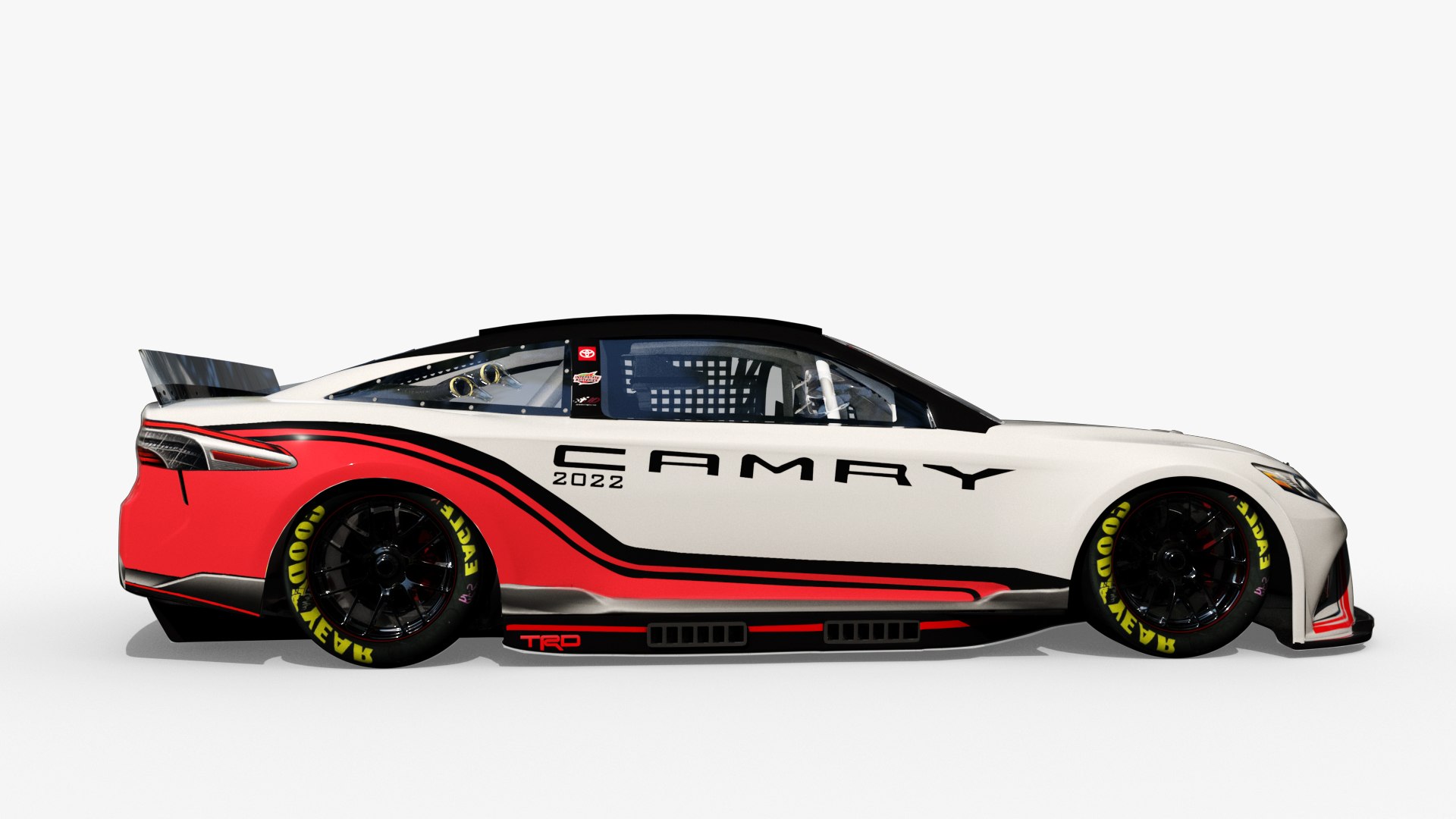 3D Model Toyota Camry 2022 NASCAR Low Poly - TurboSquid 2082408