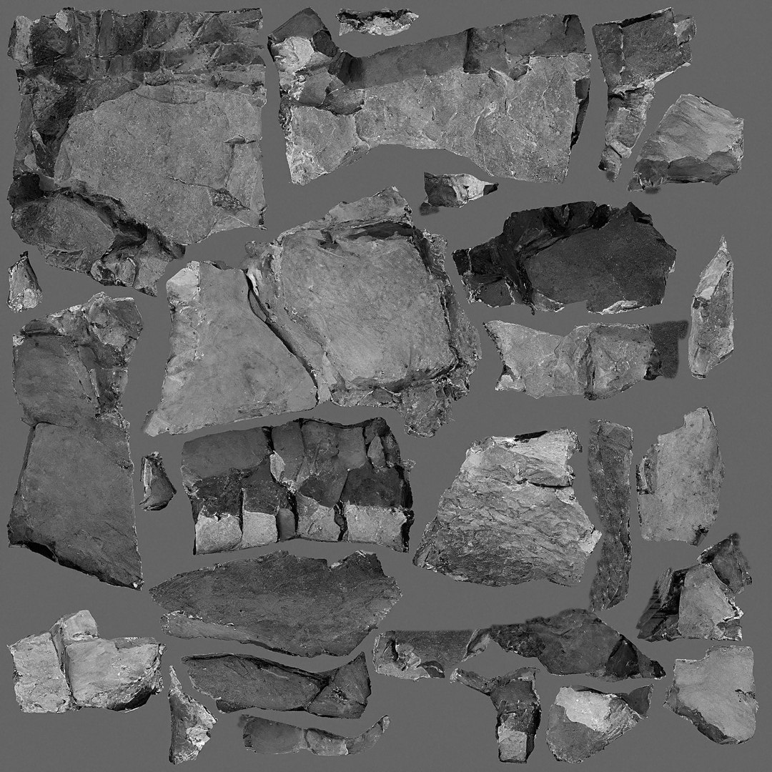 3D Mossy Rocks Model - TurboSquid 2252019