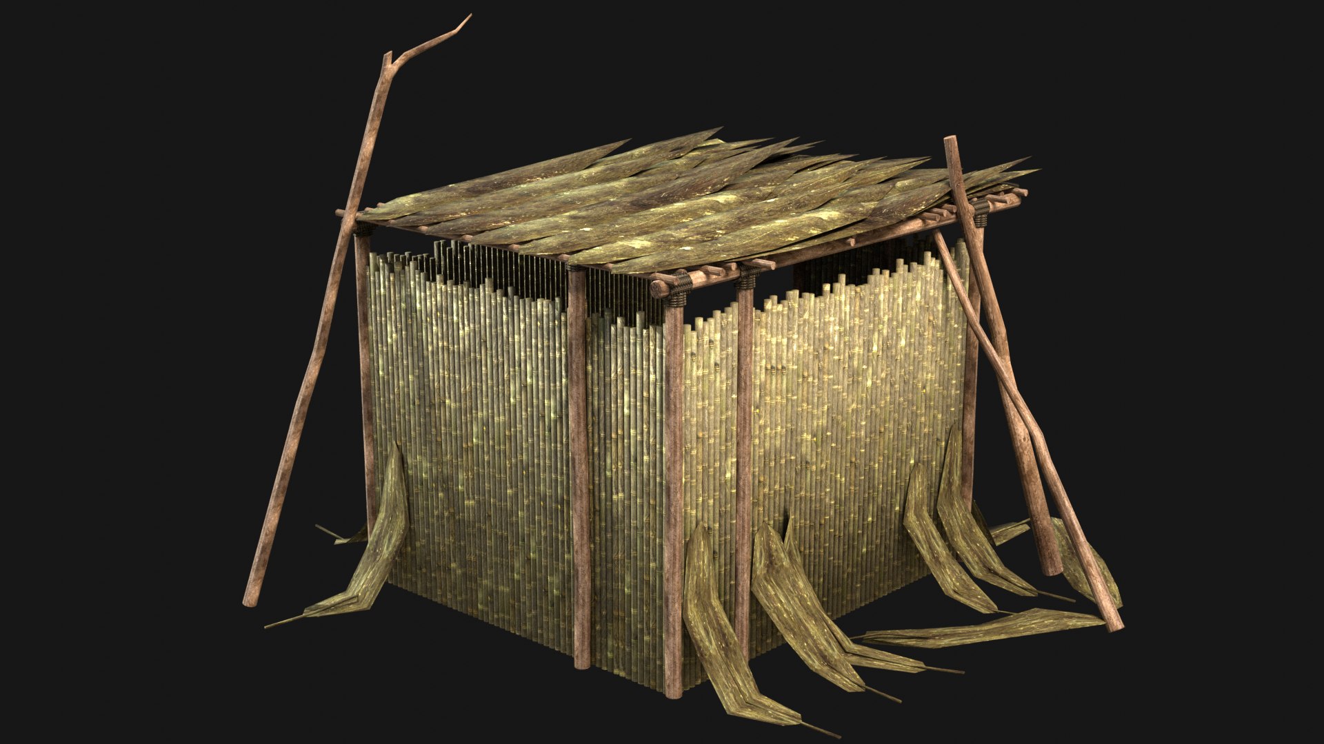 JUNGLE SWAMP STORAGE WAREHOUSE WORKSHOP ROOFING COLLECTION Model ...