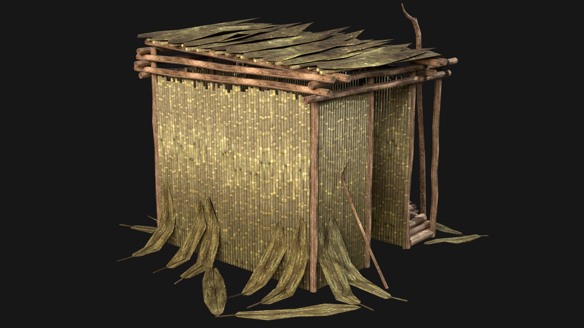 JUNGLE SWAMP STORAGE WAREHOUSE WORKSHOP ROOFING COLLECTION Model ...