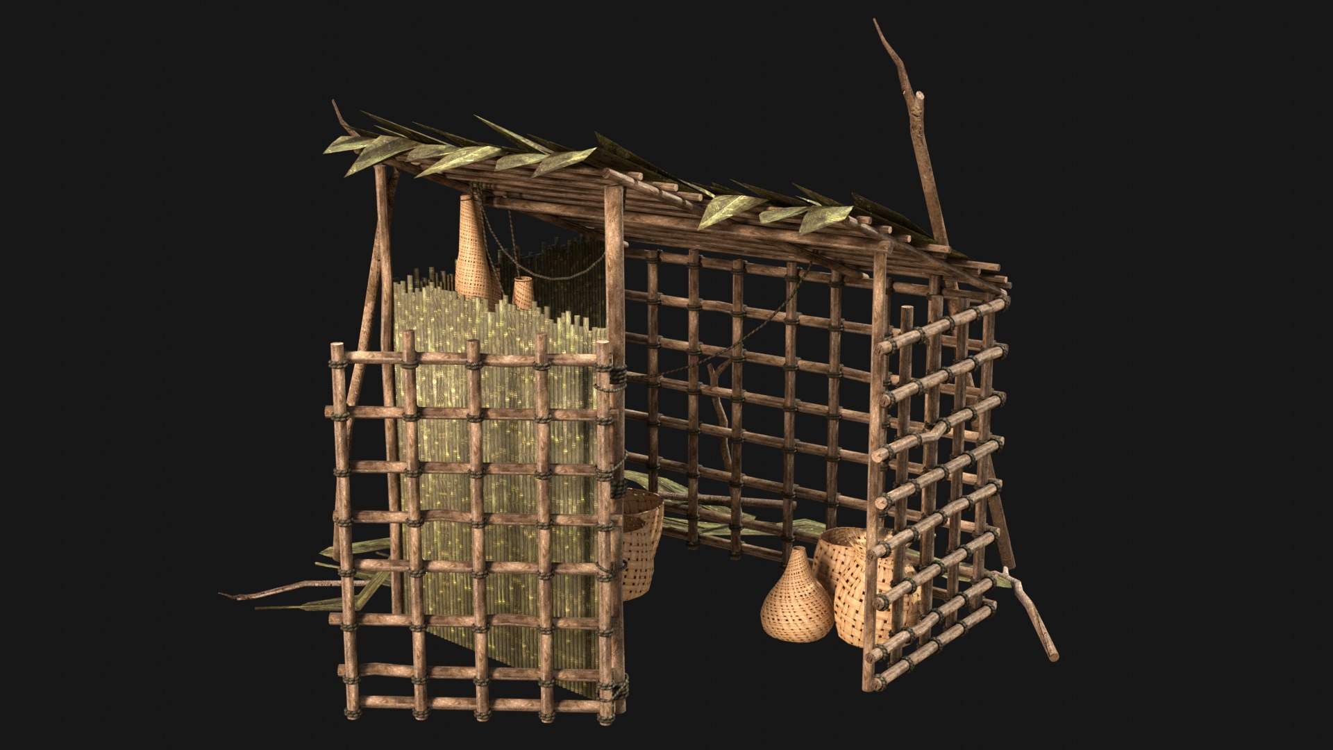 JUNGLE SWAMP STORAGE WAREHOUSE WORKSHOP ROOFING COLLECTION Model ...