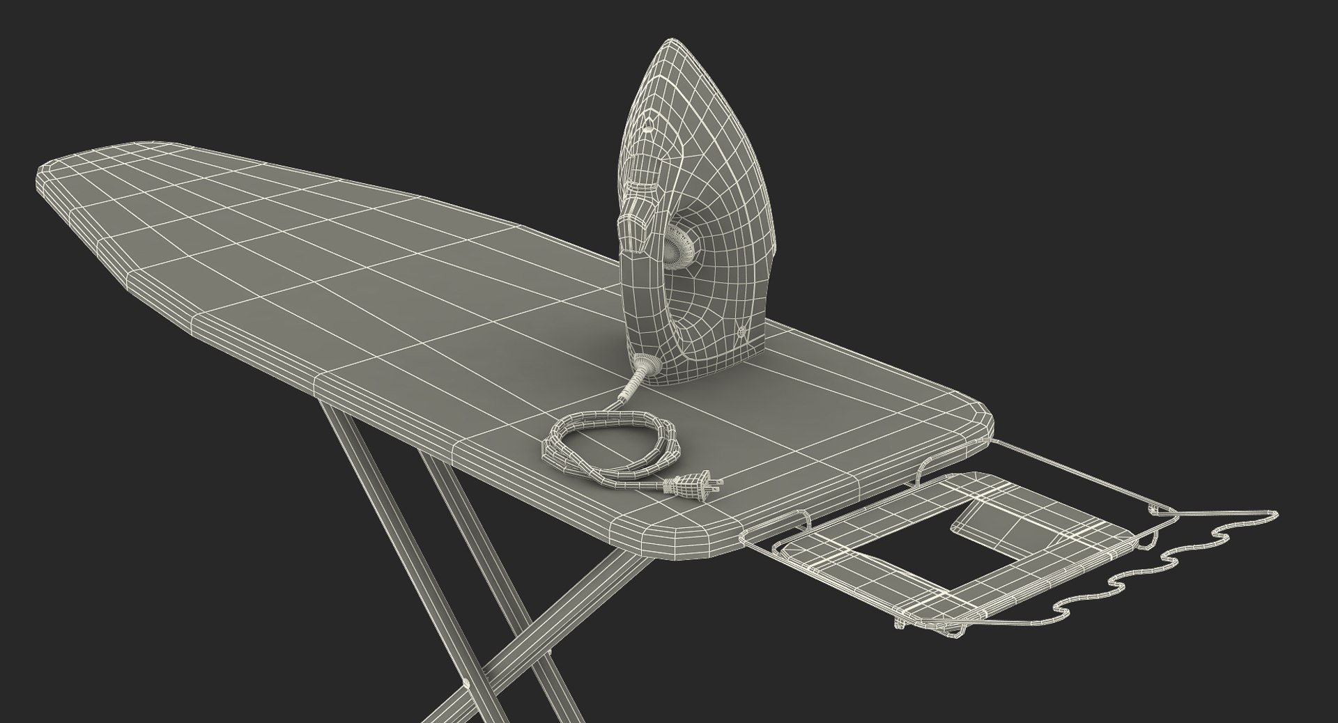 3D Ironing Board - TurboSquid 1214063