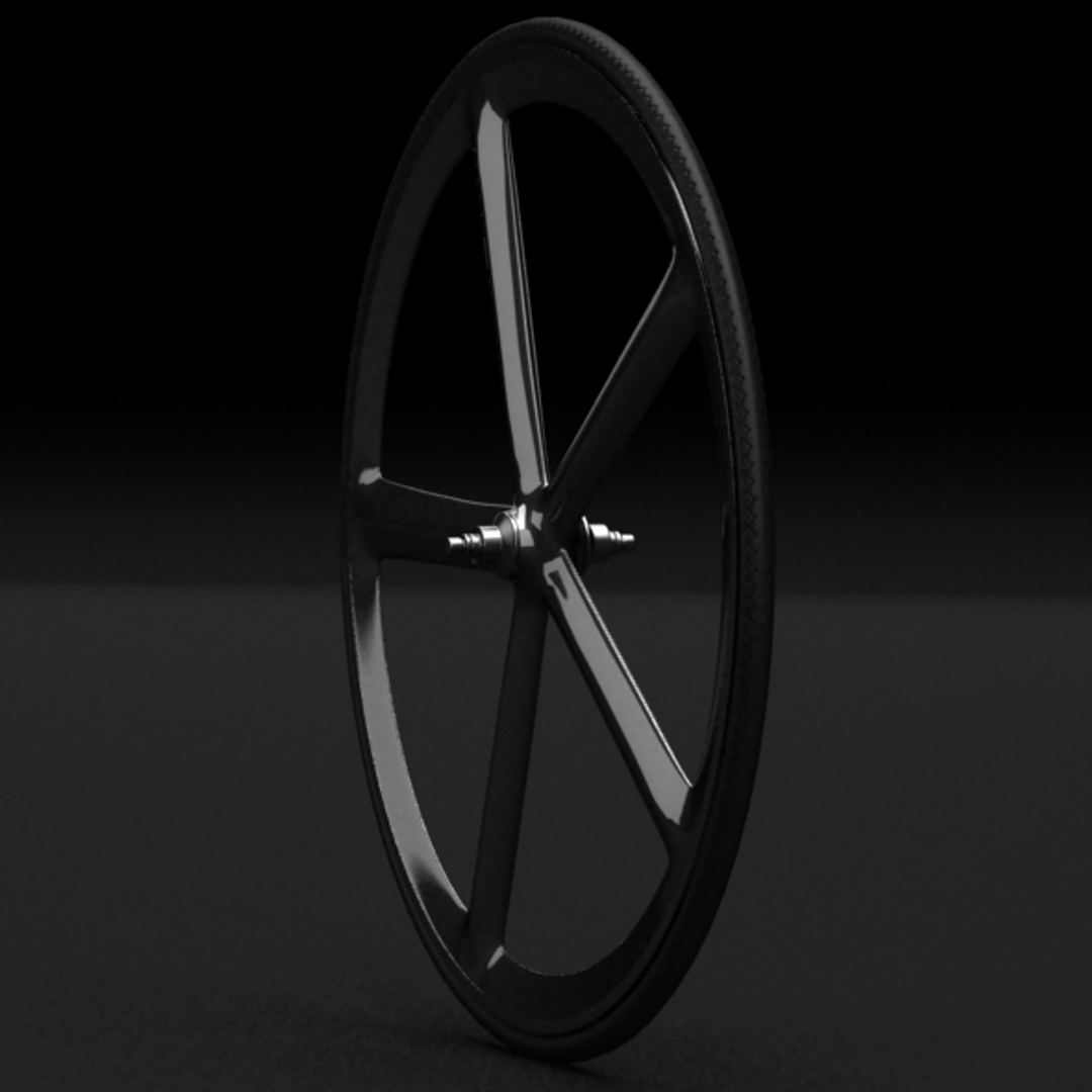 Bicycle Wheel Cycle 3d Model