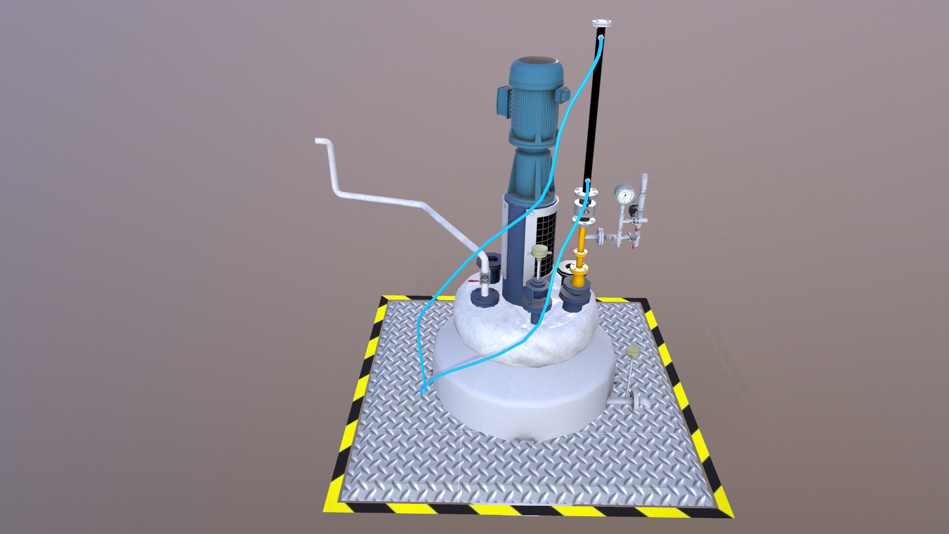 3D Vessel Tank Model - TurboSquid 2290593