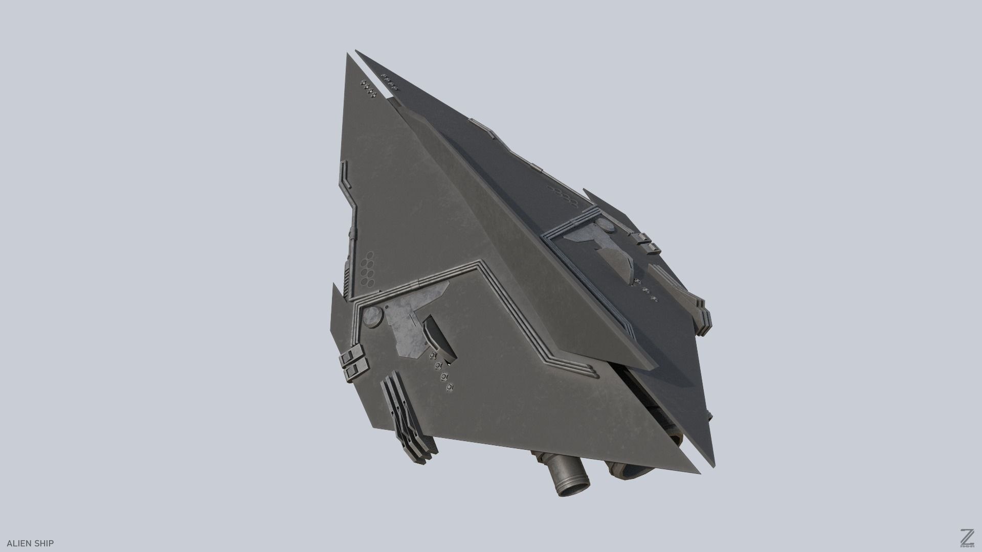 Alien Ship Model - TurboSquid 2382221