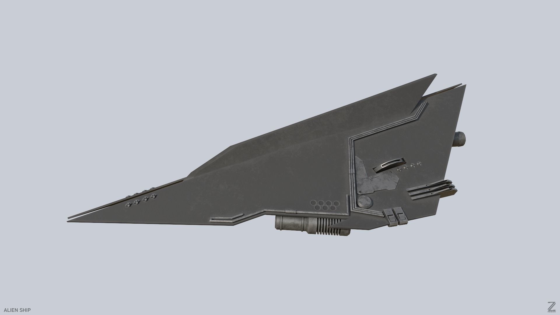 Alien Ship Model - TurboSquid 2382221