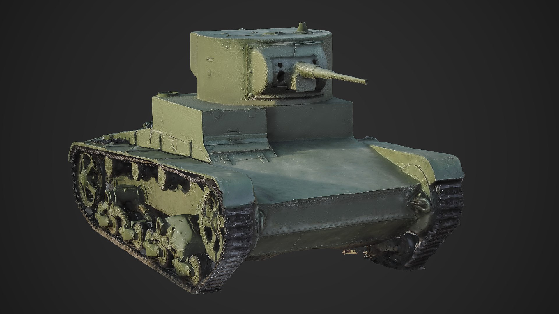 3D T-26 mod 1933 Raw 3D Scan - TurboSquid 1774230