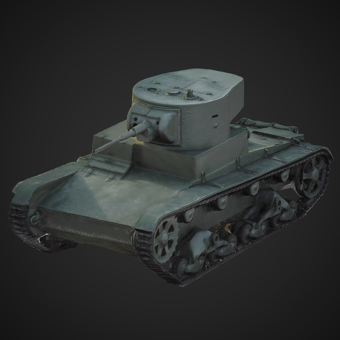 3D T-26 mod 1933 Raw 3D Scan - TurboSquid 1774230