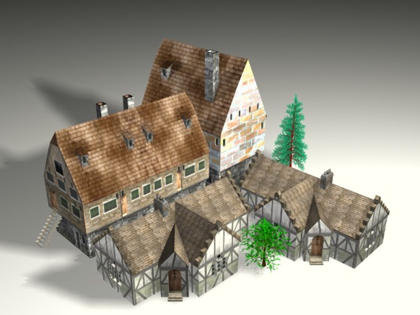 3ds max home building