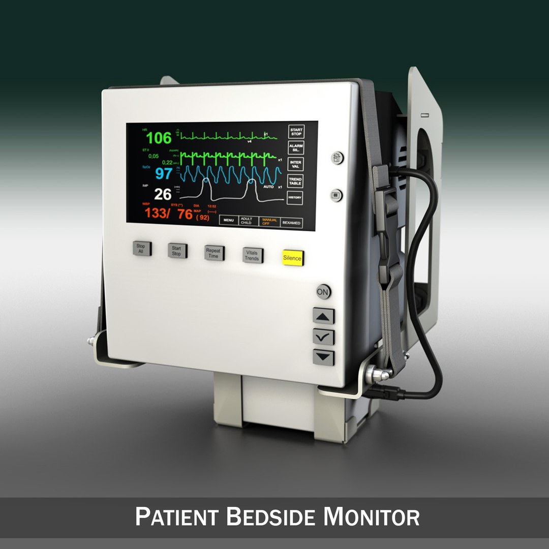 Patient Monitor 3d Model