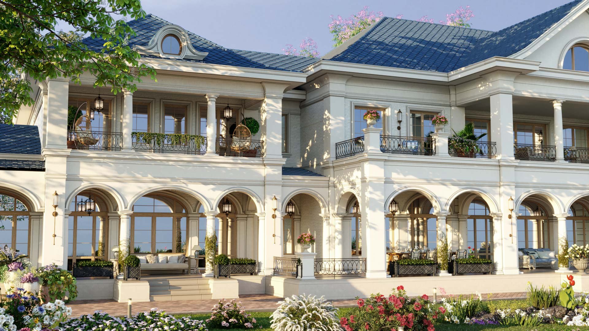 Arched Entrance To The House Classic Porch Model - TurboSquid 1832783