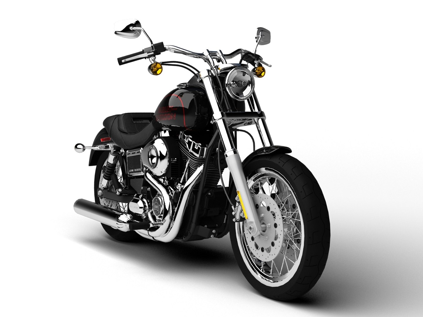 3d Model Harley-davidson Fxdl Dyna Rider