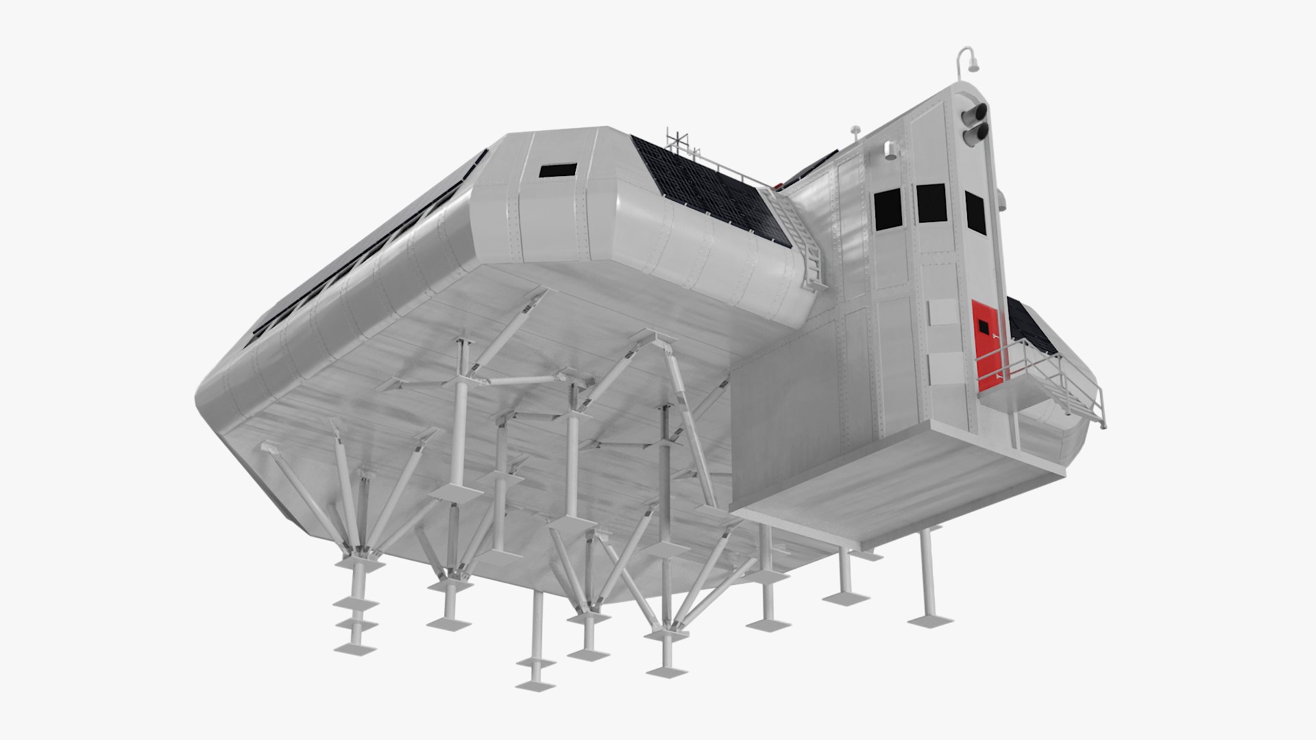 3D Arctic Field Base - TurboSquid 2330668