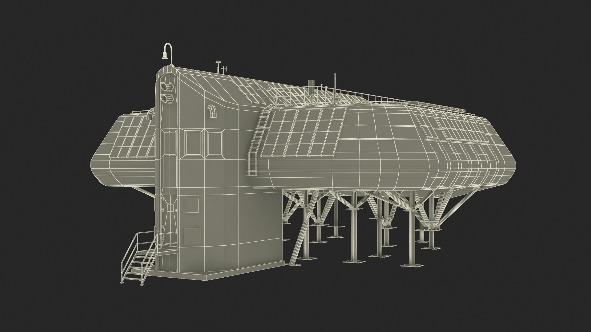 3D Arctic Field Base - TurboSquid 2330668