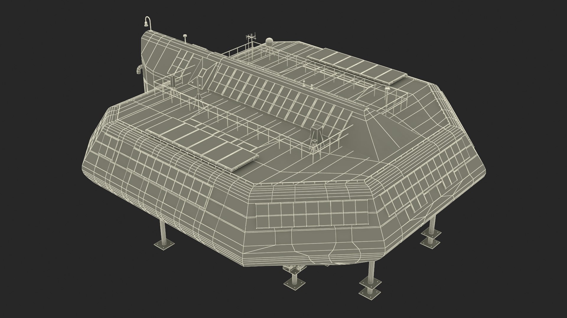 3D Arctic Field Base - TurboSquid 2330668