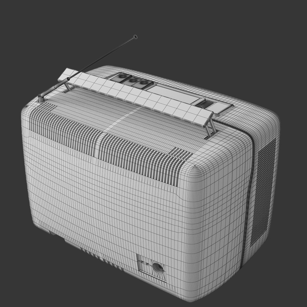 Retro Tv 3d Model
