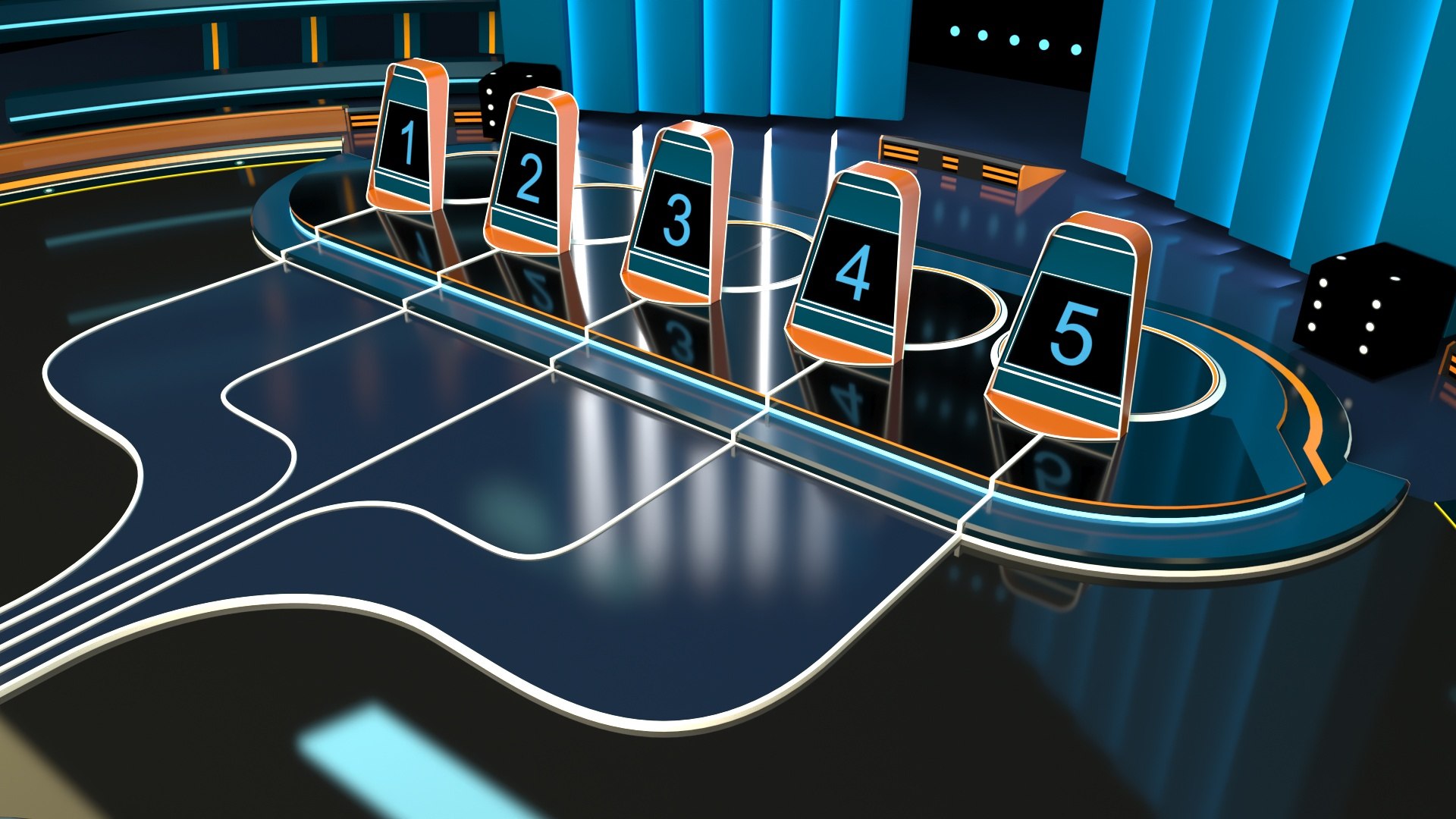 3D Tv Studio Design Model - TurboSquid 1881592