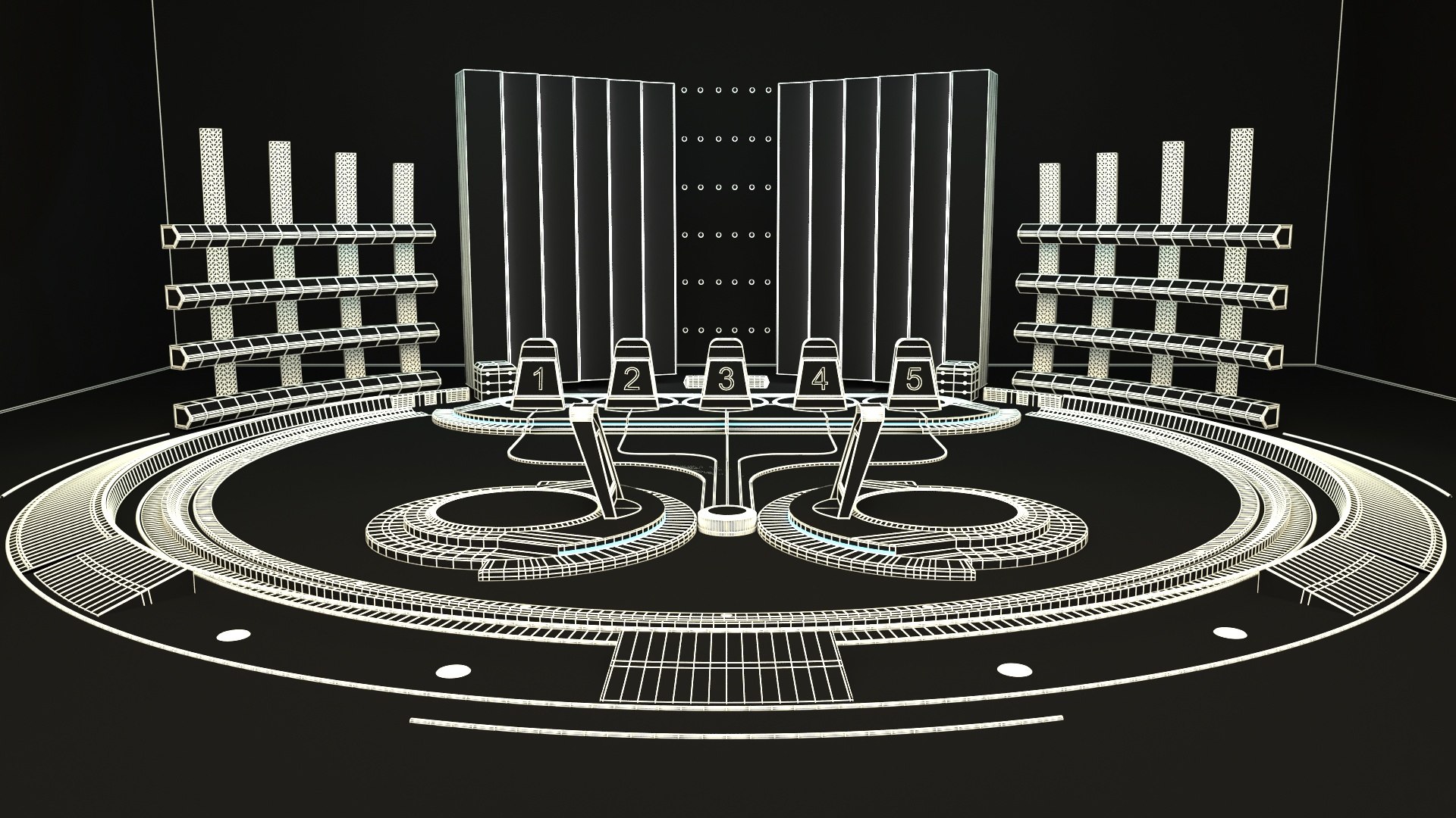 3D Tv Studio Design Model - TurboSquid 1881592