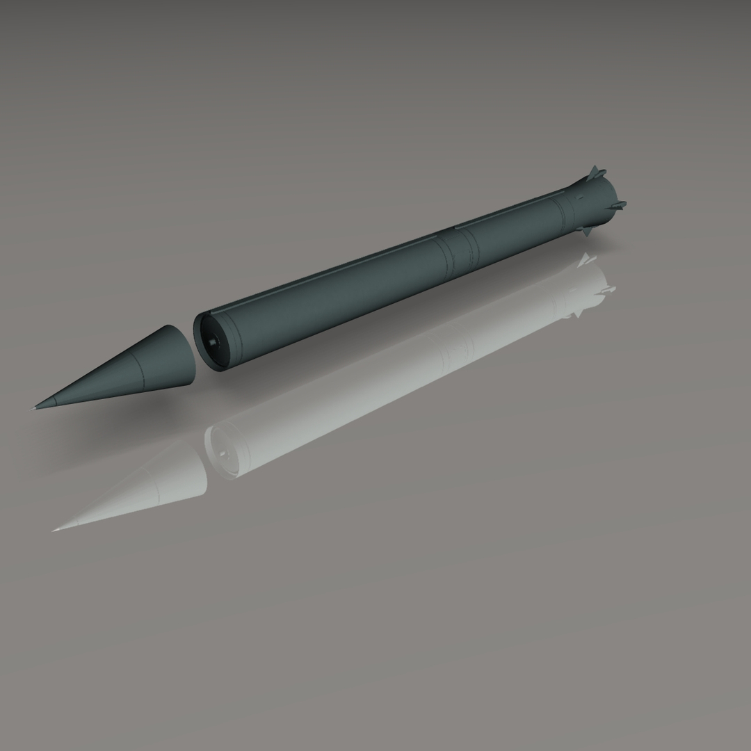 Soviet Ss-4 Sandel Missile 3d 3ds