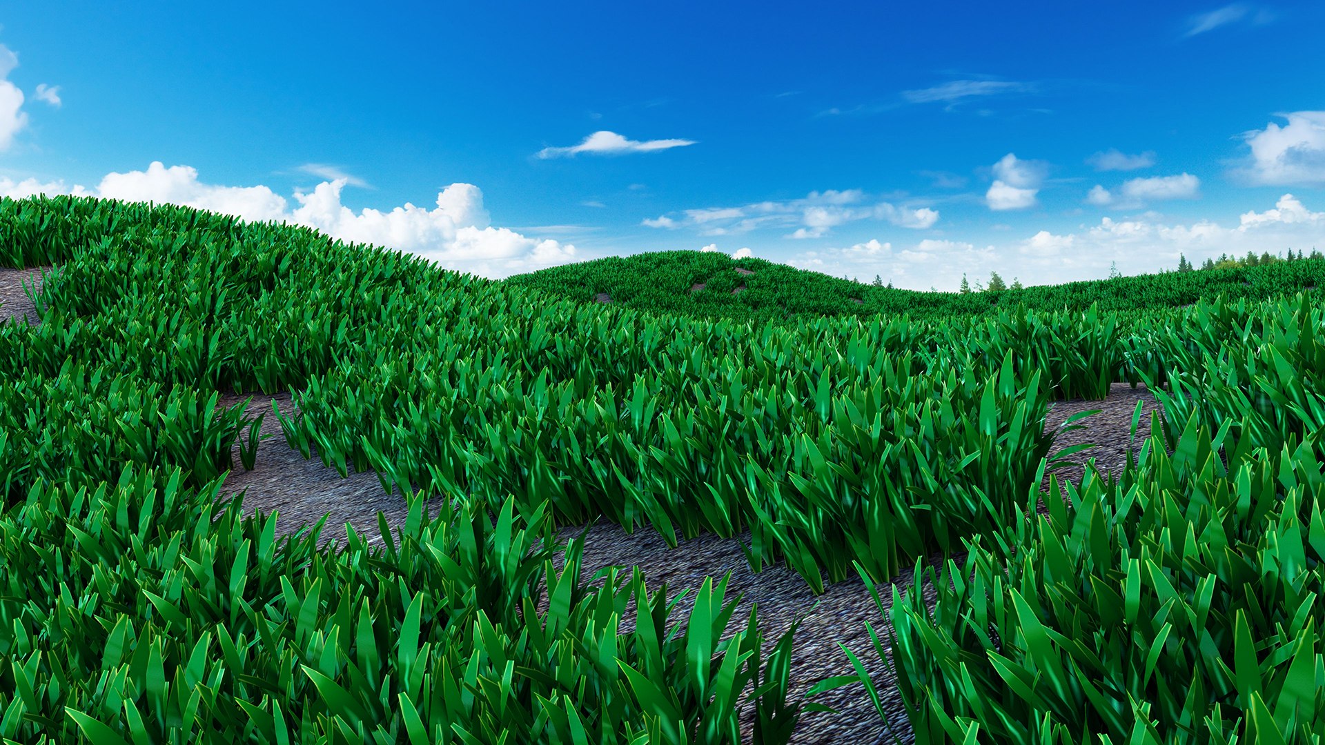3D Model Field Carpet Grass - TurboSquid 1995461