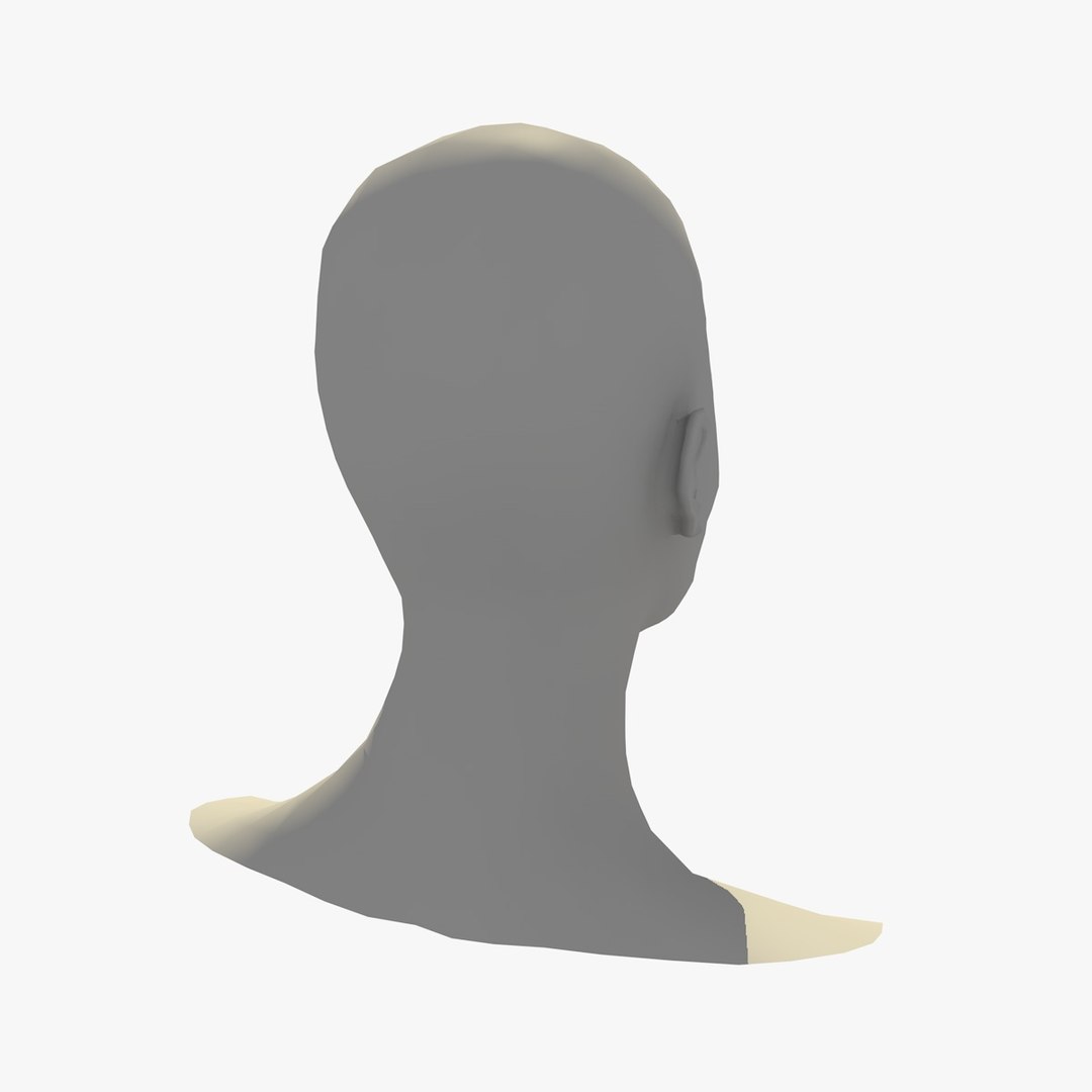 3D Realistic Head Base Mesh - TurboSquid 1438318