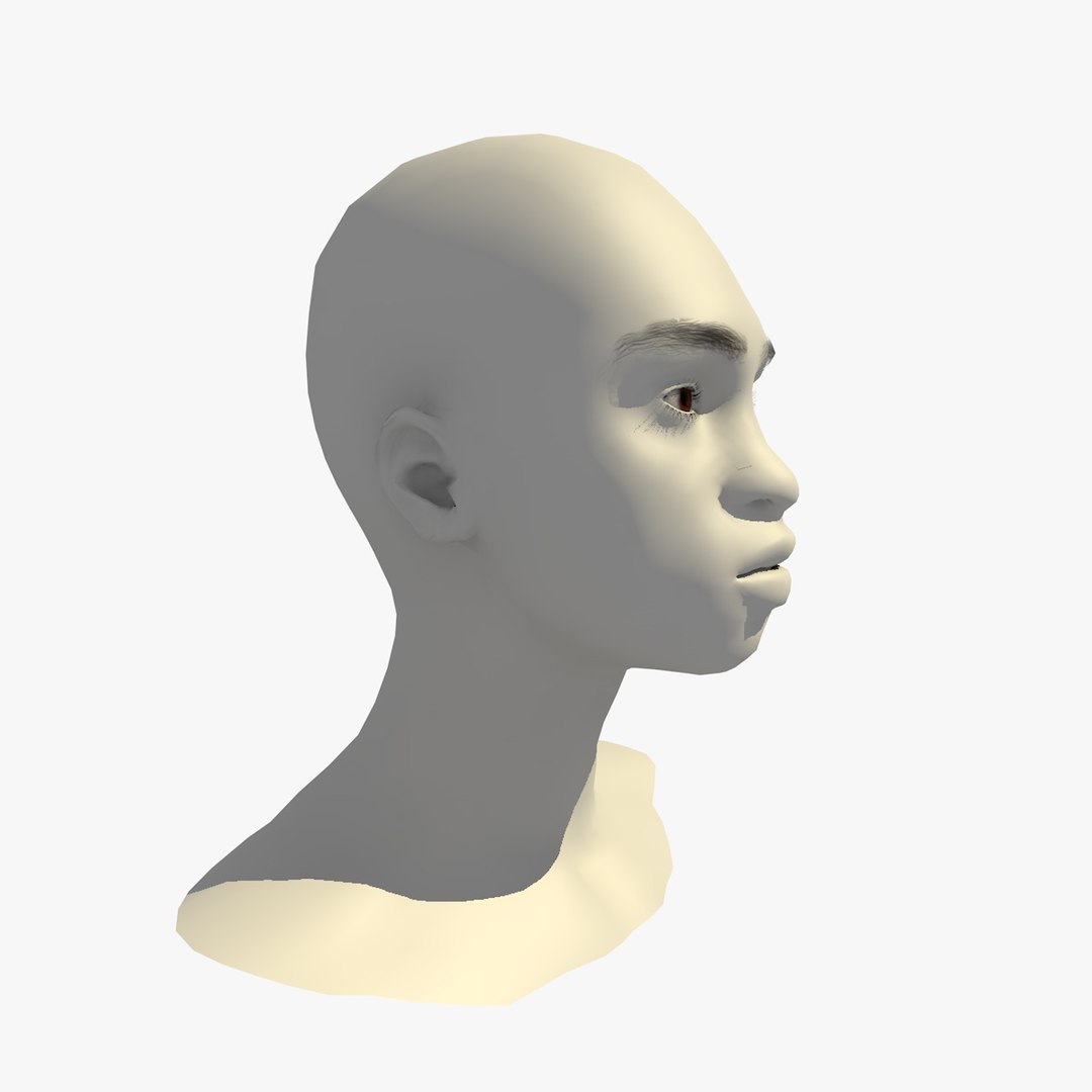 3D Realistic Head Base Mesh - TurboSquid 1438318
