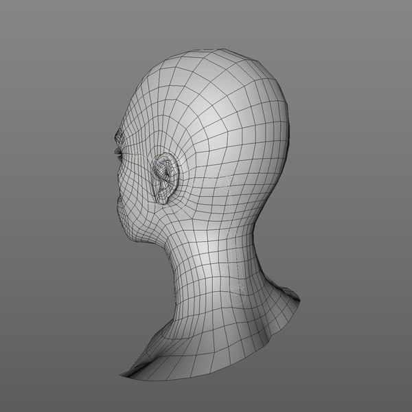 3D realistic head base mesh - TurboSquid 1438318