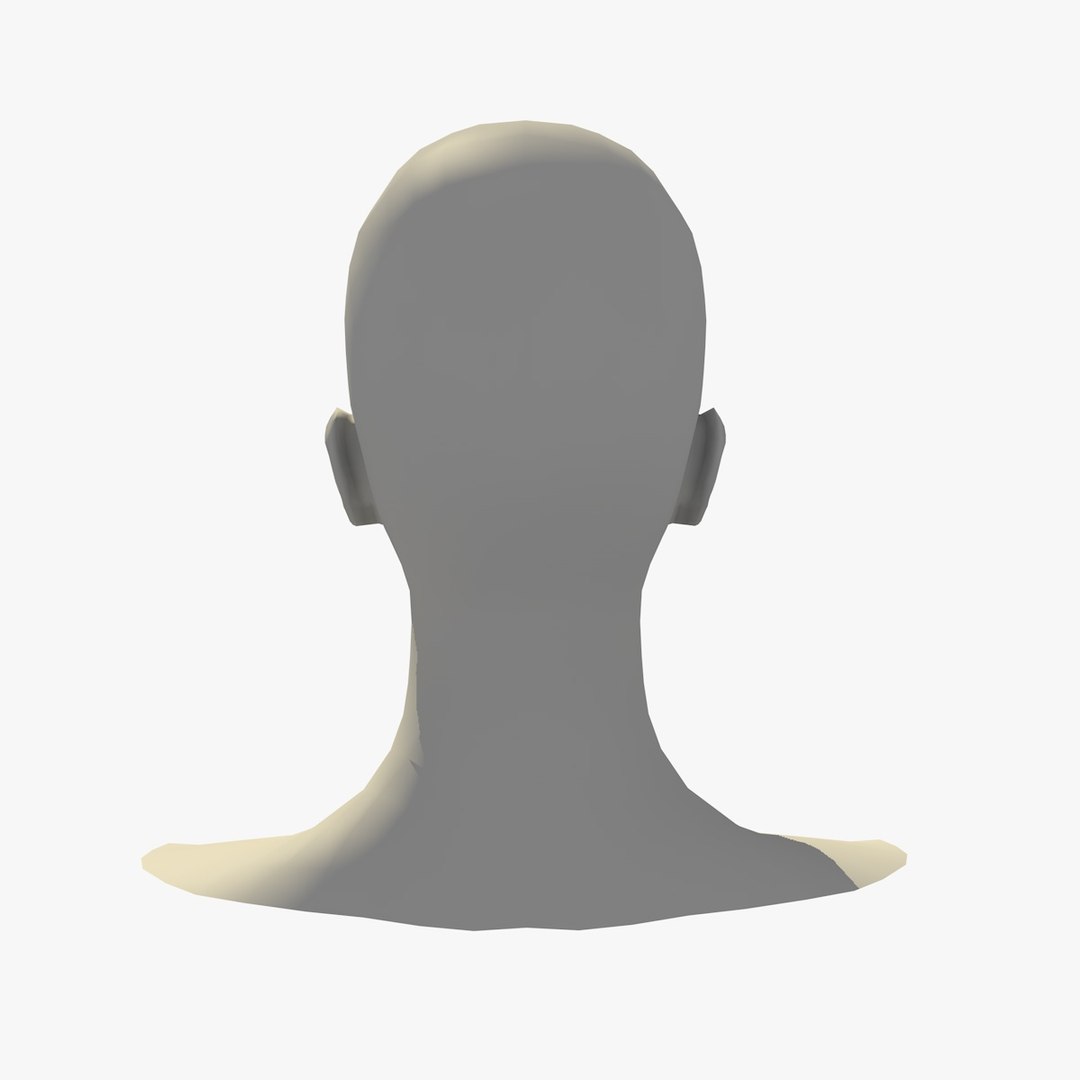 3D Realistic Head Base Mesh - TurboSquid 1438318