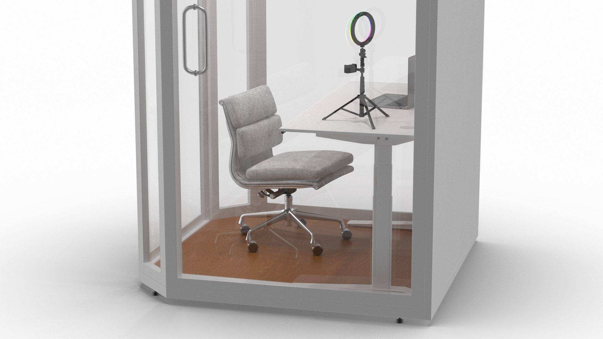 Movable Webcasting Booth 3D Model - TurboSquid 2389487