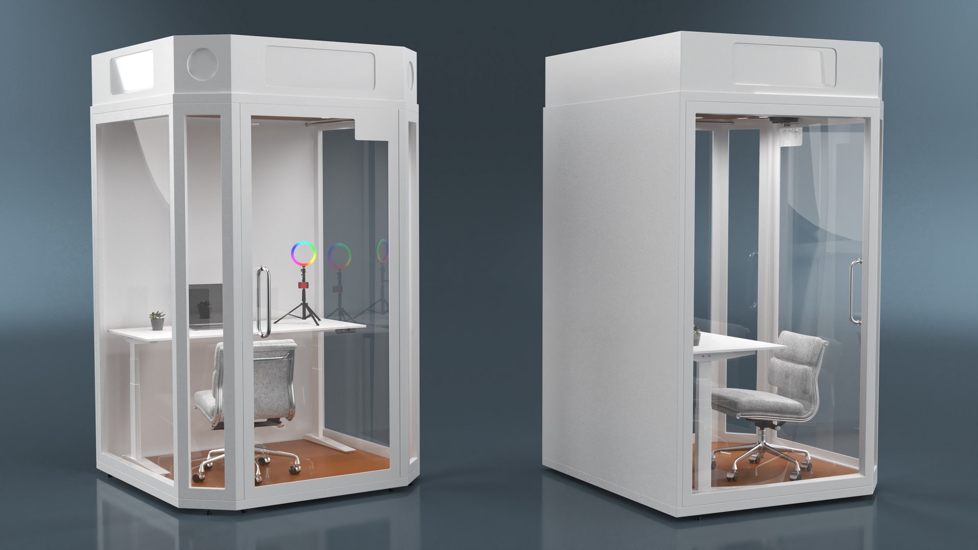 Movable Webcasting Booth 3D Model - TurboSquid 2389487