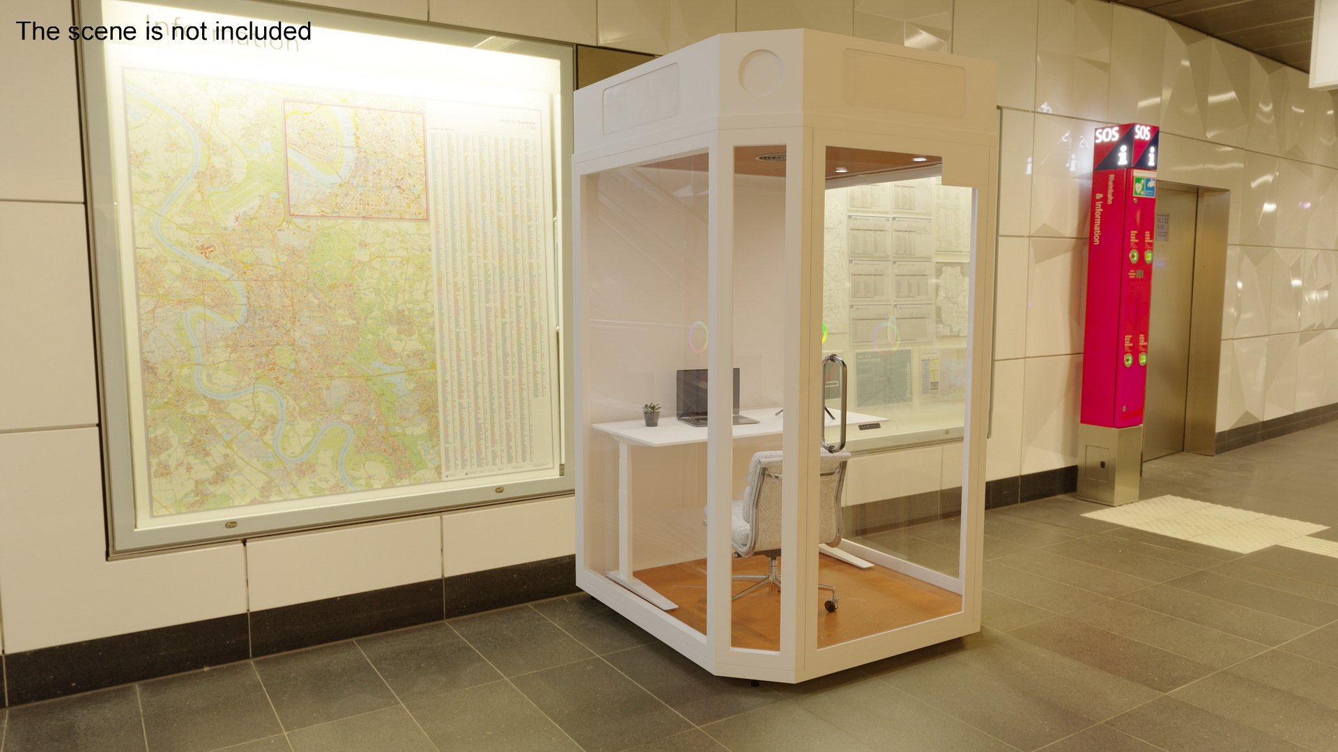 Movable Webcasting Booth 3D Model - TurboSquid 2389487