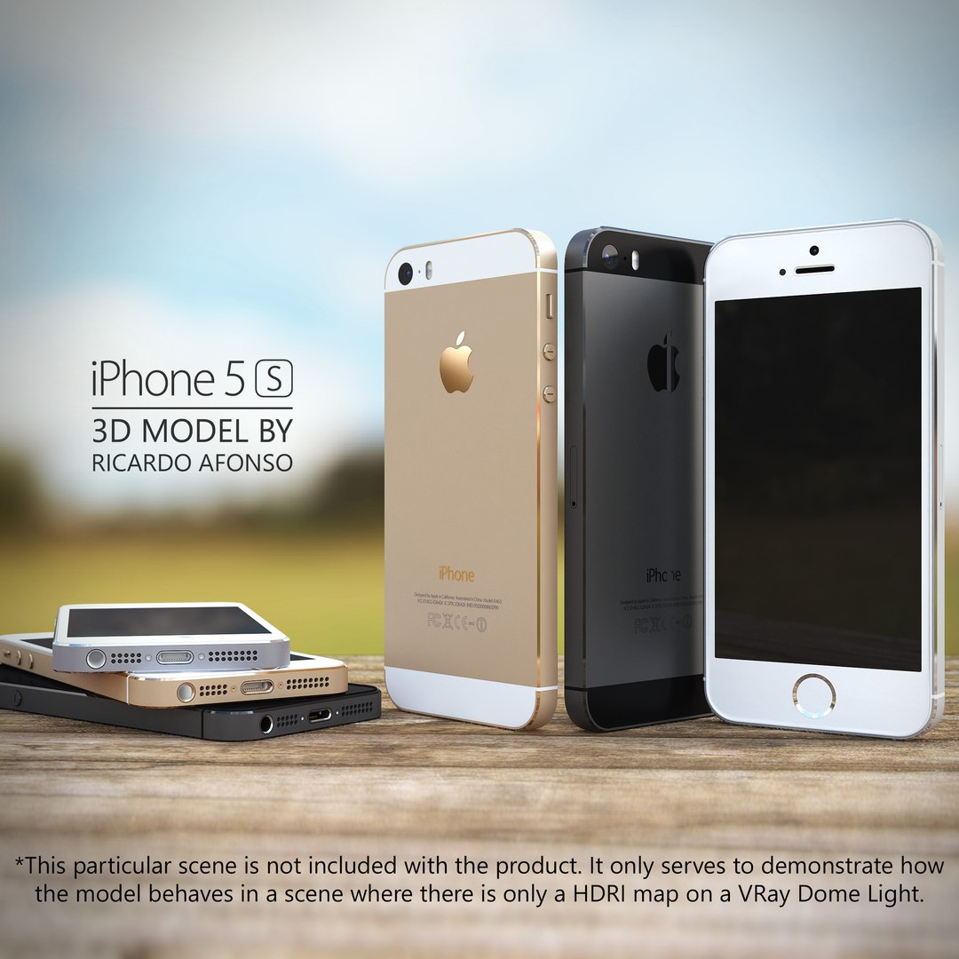 3dsmax apple iphone 5s
