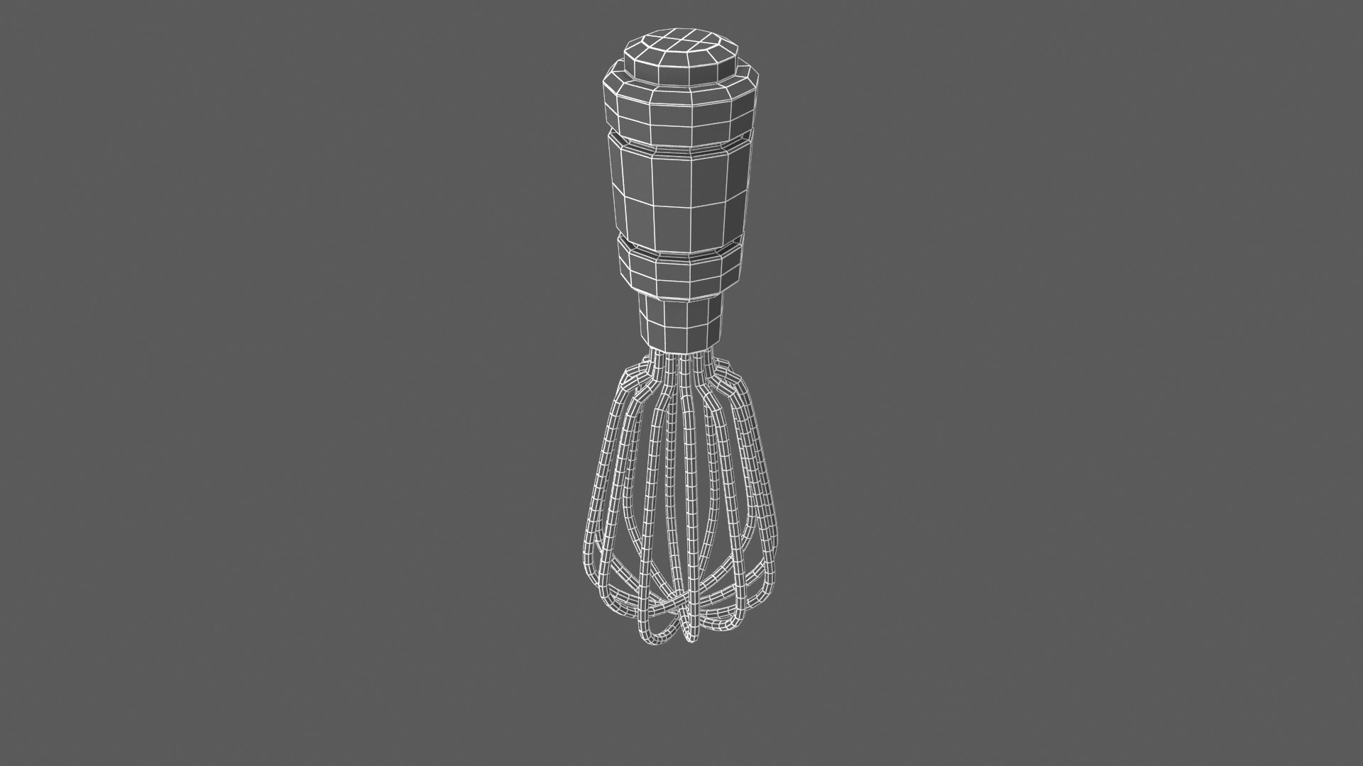 3D Yellow Handle Cooking Whisk - TurboSquid 2423893