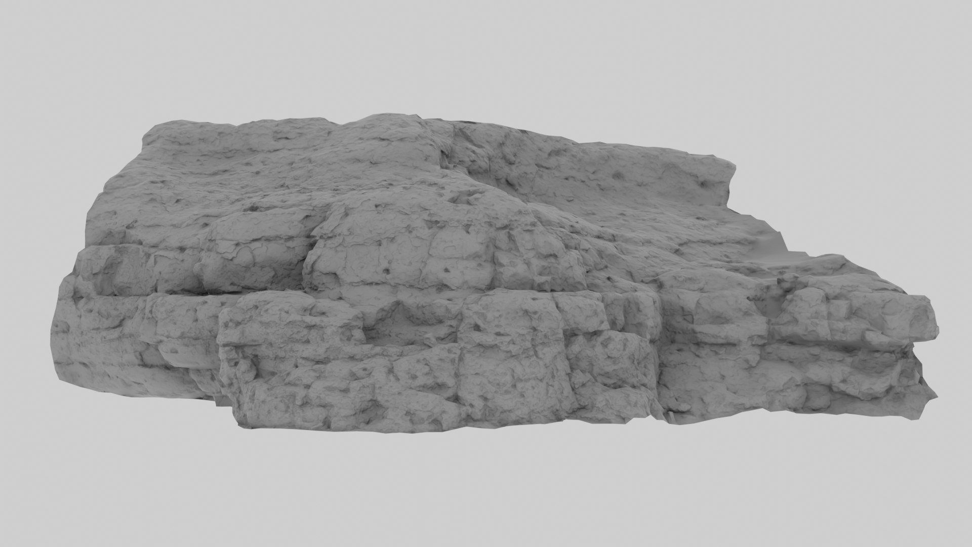 3D Riverbed Canyon Cliff Scan Pack 6 model - TurboSquid 2052374