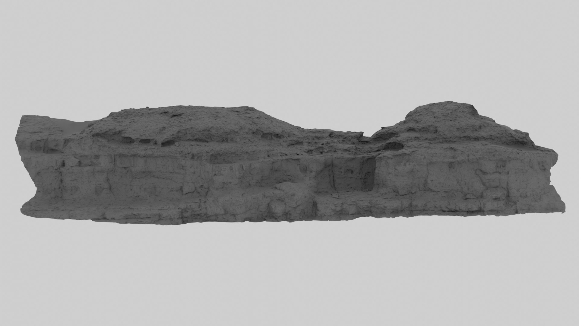 3D Riverbed Canyon Cliff Scan Pack 6 Model - TurboSquid 2052374