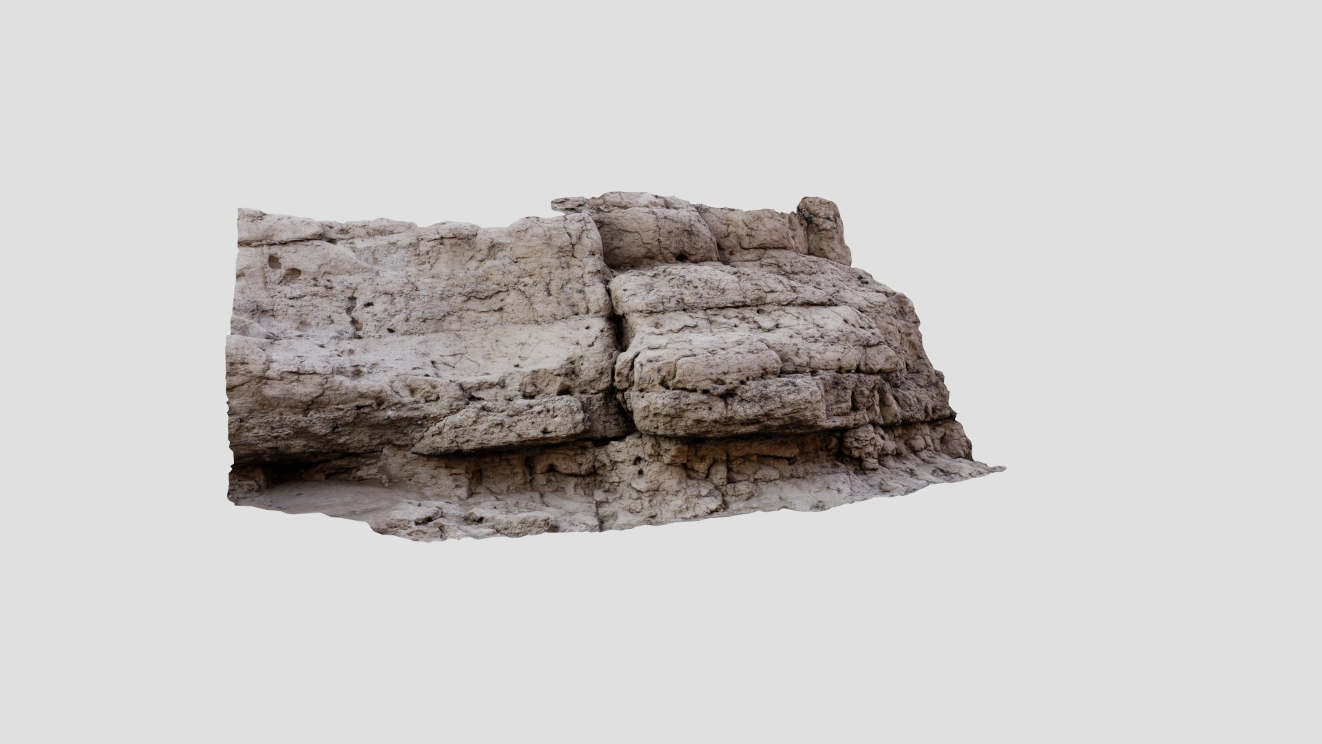 3D Riverbed Canyon Cliff Scan Pack 6 Model - TurboSquid 2052374