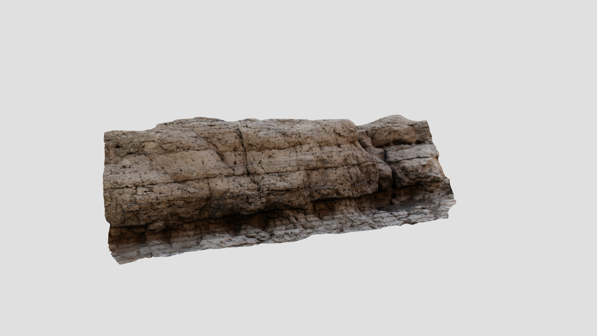 3D Riverbed Canyon Cliff Scan Pack 6 Model - TurboSquid 2052374