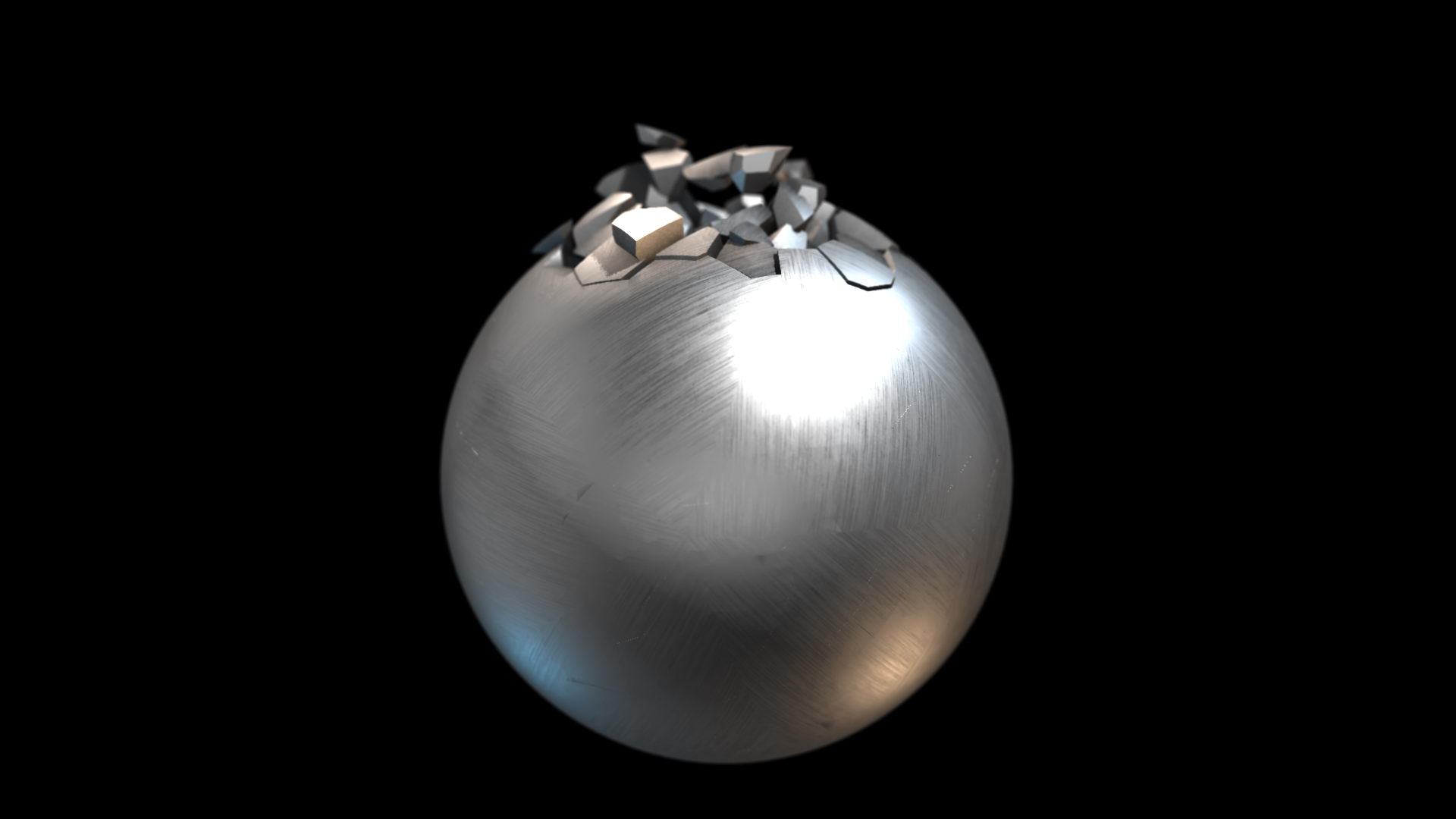 Shattered Fragmented Sphere 3D Model - TurboSquid 1299597