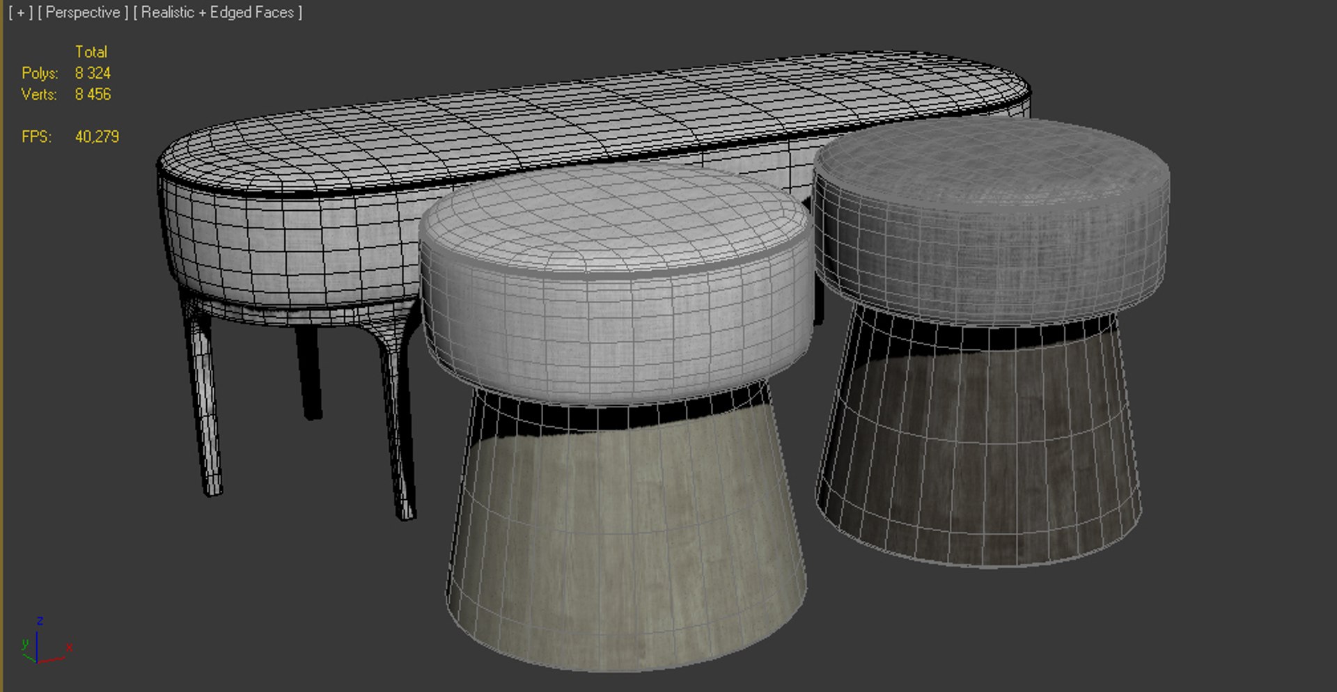 Linea Bench Model - TurboSquid 1351881