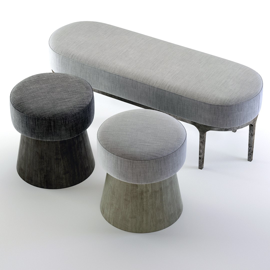 Linea Bench Model - TurboSquid 1351881