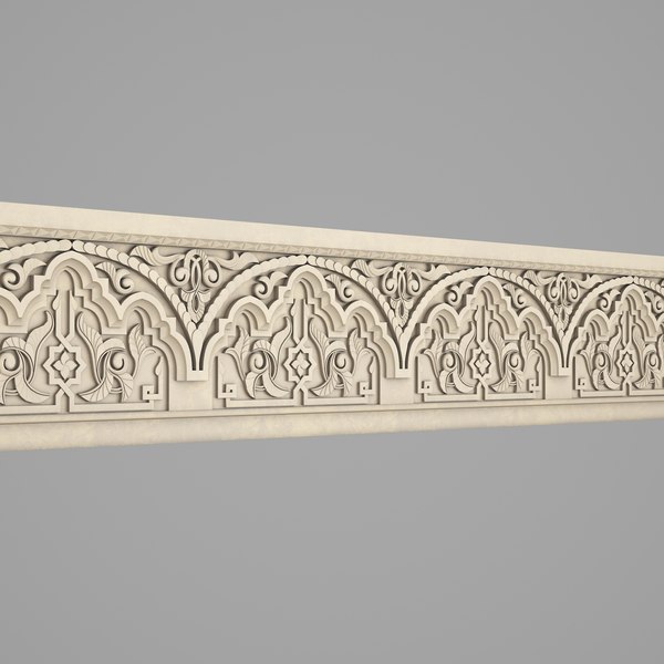 Classic Islamic Cornice 004 Modelo 3D - TurboSquid 2066619