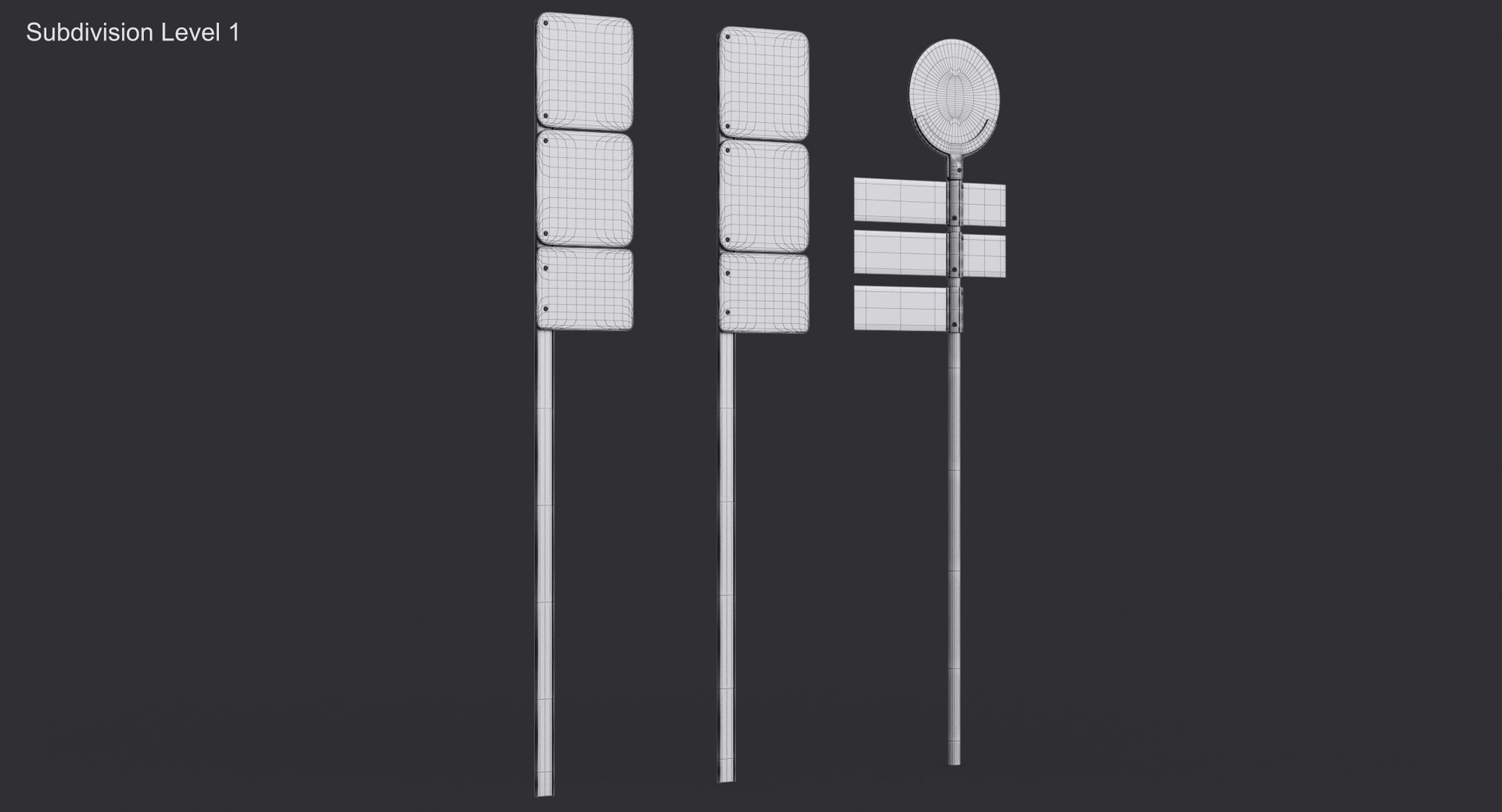 Street Signs Model - TurboSquid 1374243