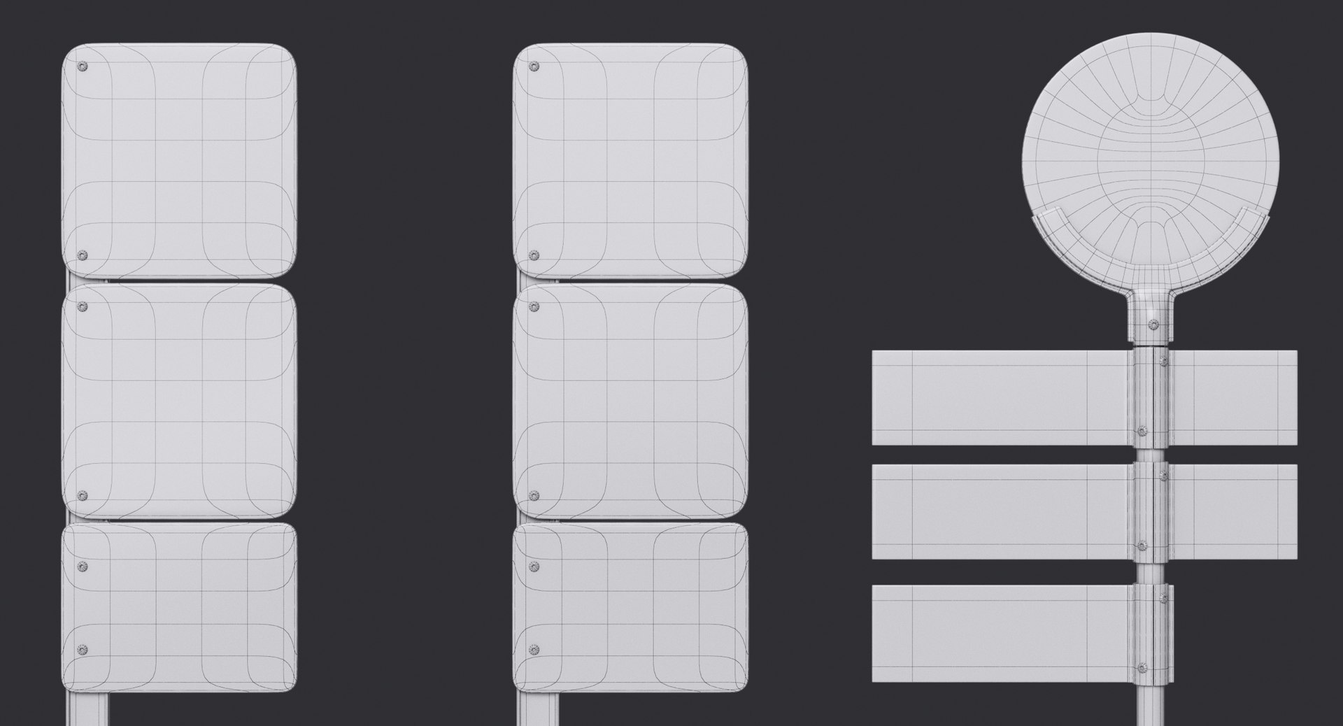 Street Signs Model - TurboSquid 1374243