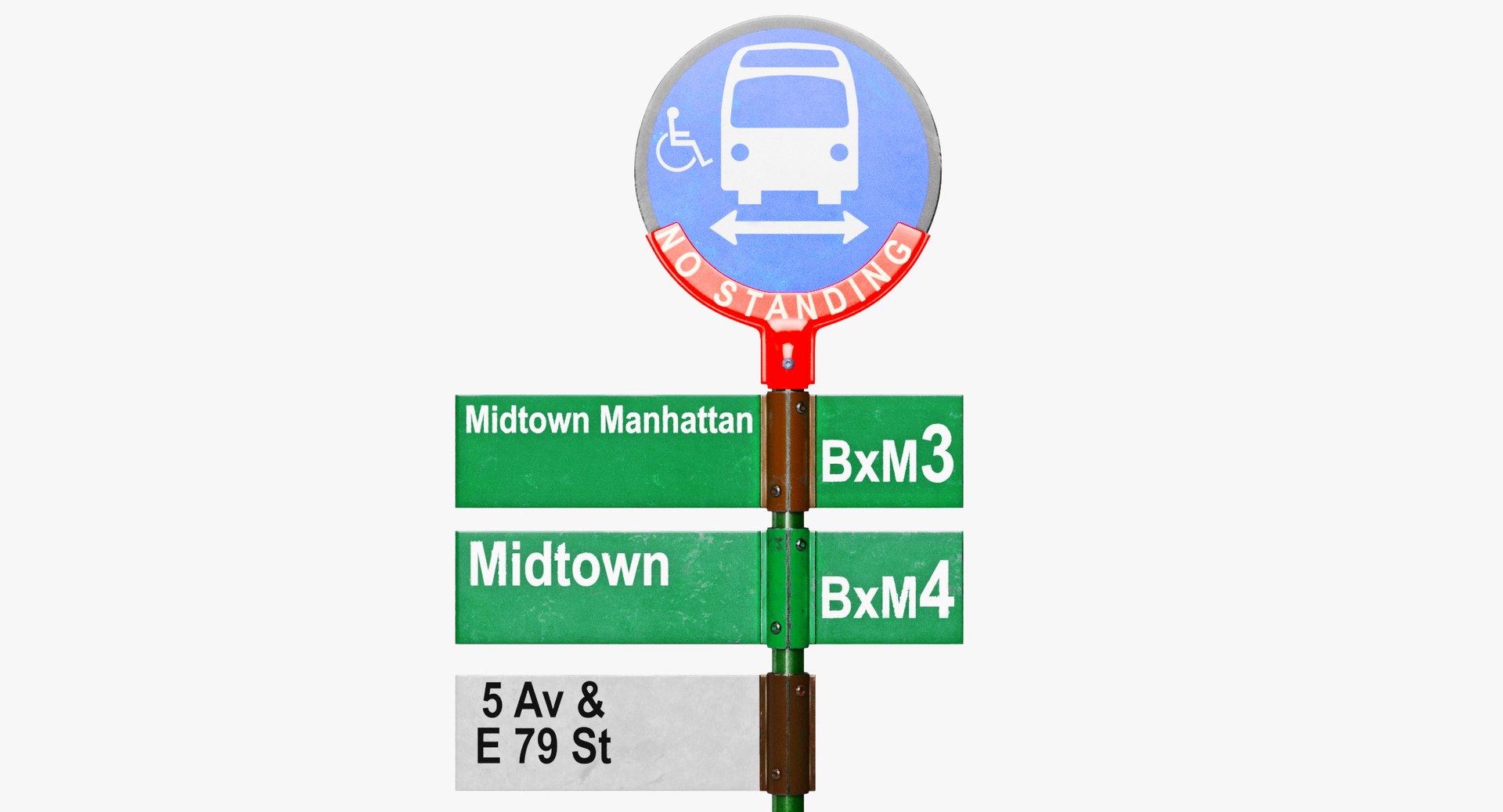 Street Signs Model - TurboSquid 1374243