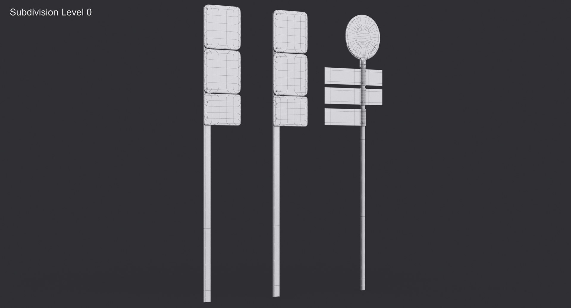 Street Signs Model - TurboSquid 1374243