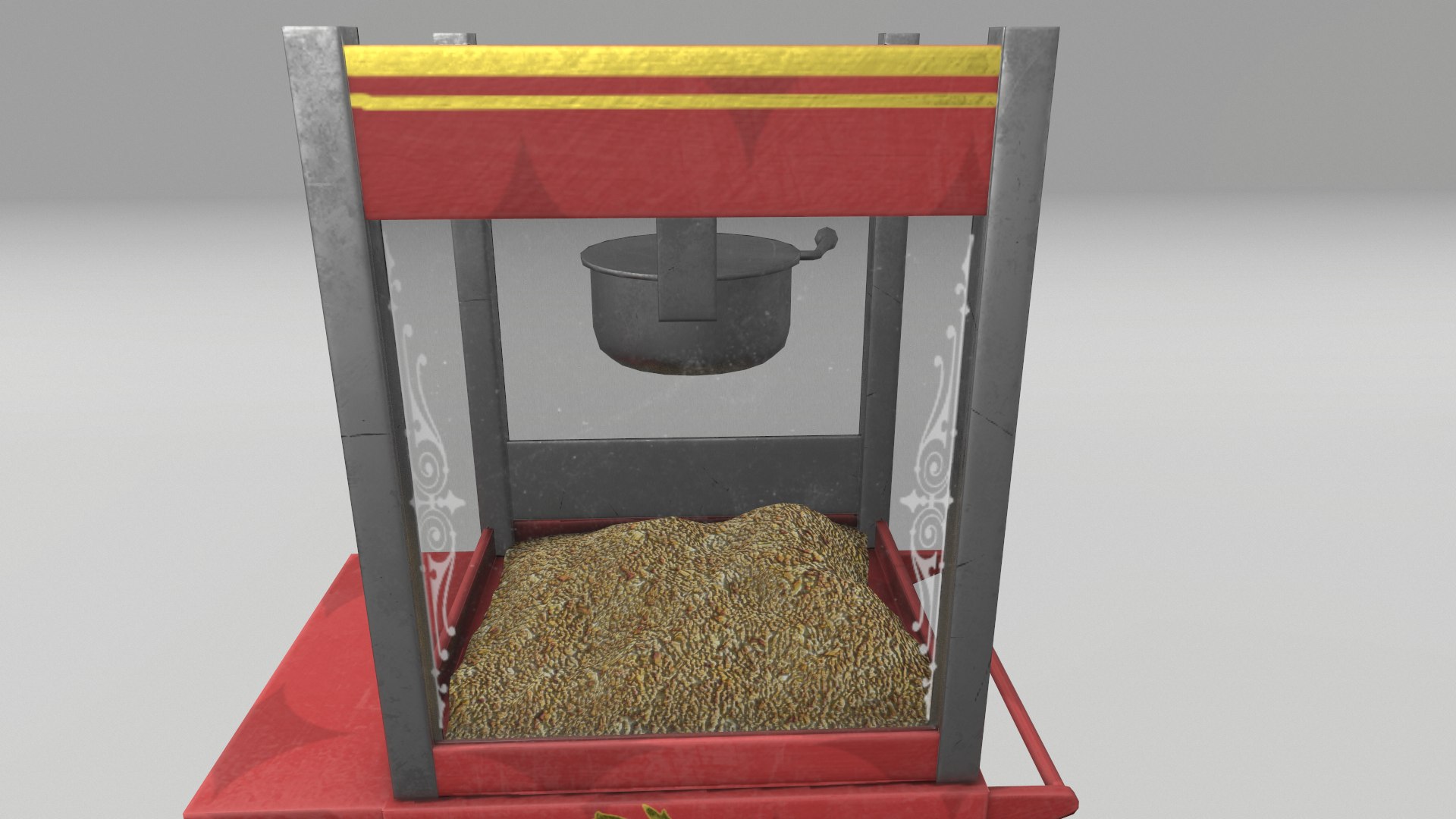Free 3D Popcorn Machine Model - TurboSquid 1411307