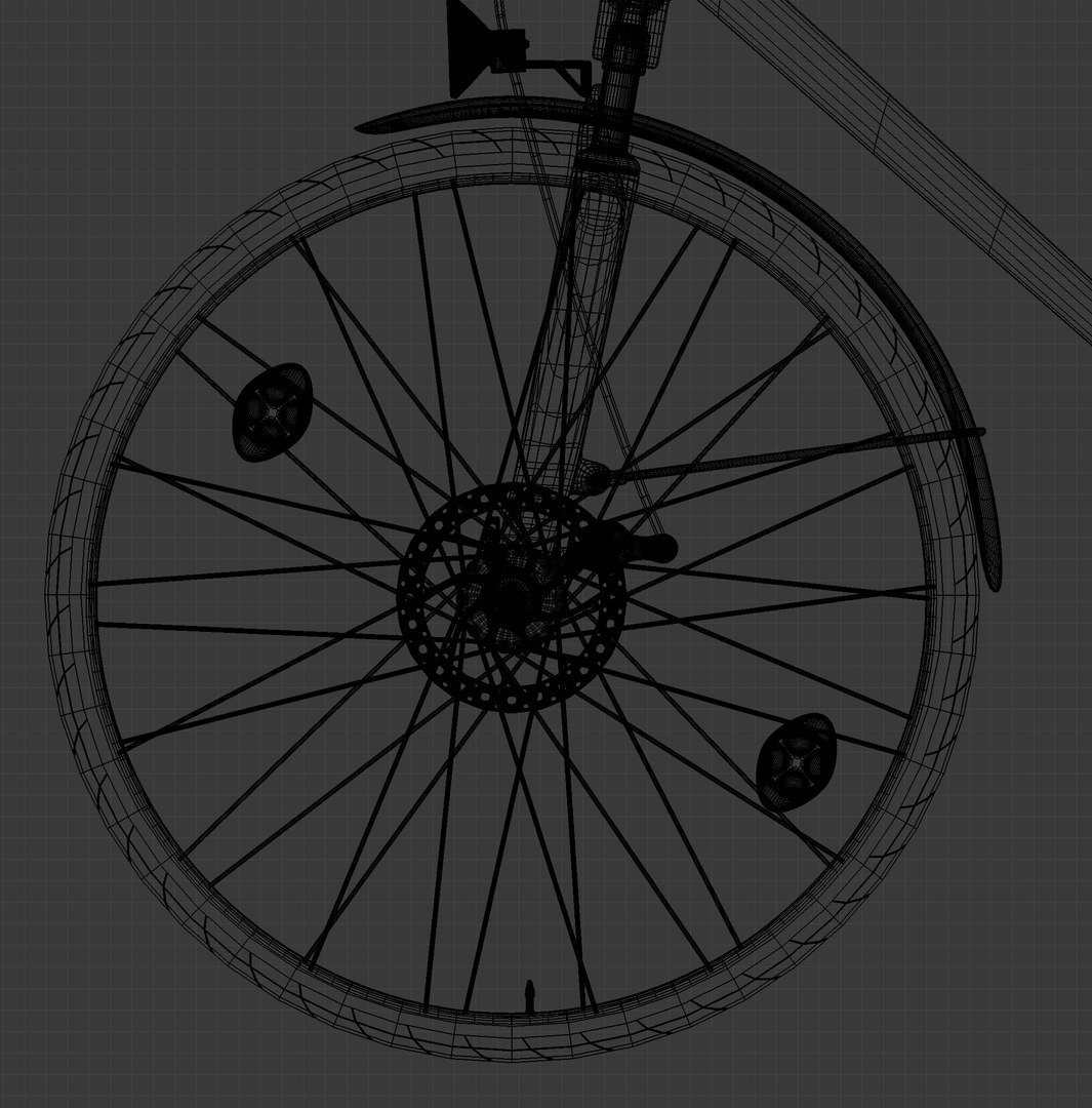 Touring bicycle cycle 3D model - TurboSquid 1404688